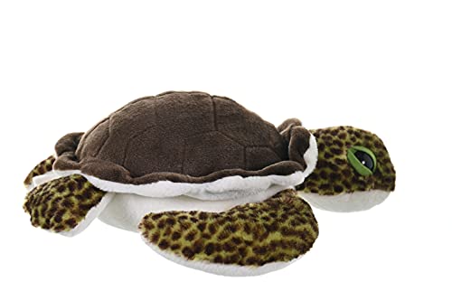 Wild Republic Sea Turtle Plush, Stuffed Animal, Plush Toy, Gifts for Kids, Cuddlekins 12 Inches , Green