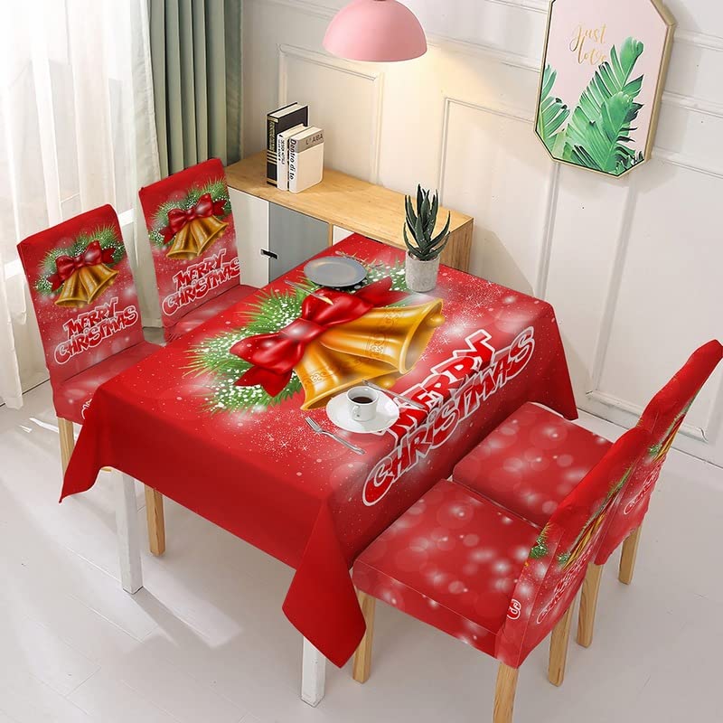 Christmas Decoration Dining Table Tablecloth Waterproof Square Wedding Ornaments Waterproof and Oil Proof Table Mat A3 140x210cm