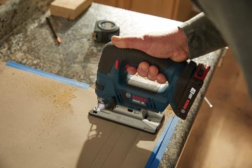 BOSCH 18-Volt Lithium-Ion Cordless Jig Saw Bare Tool JSH180B,Blue