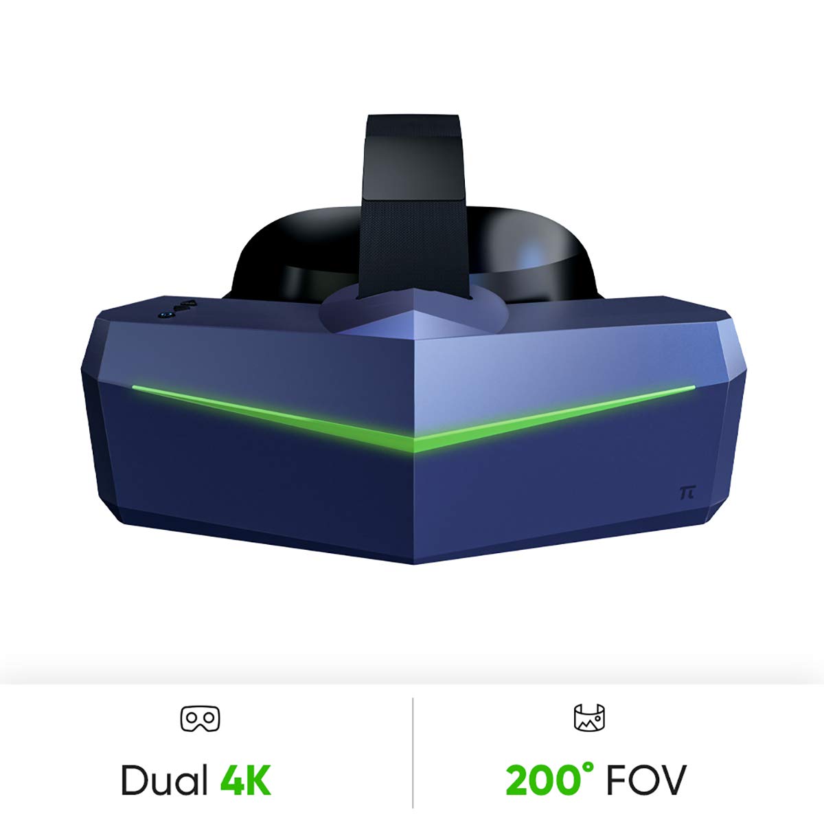 Pimax Vision 8K Plus VR Headset with 4K CLPL Displays, 200 Degrees FOV, Fast-Switched Gaming RGB Pixel Matrix Panels for PC VR Steam Games Videos