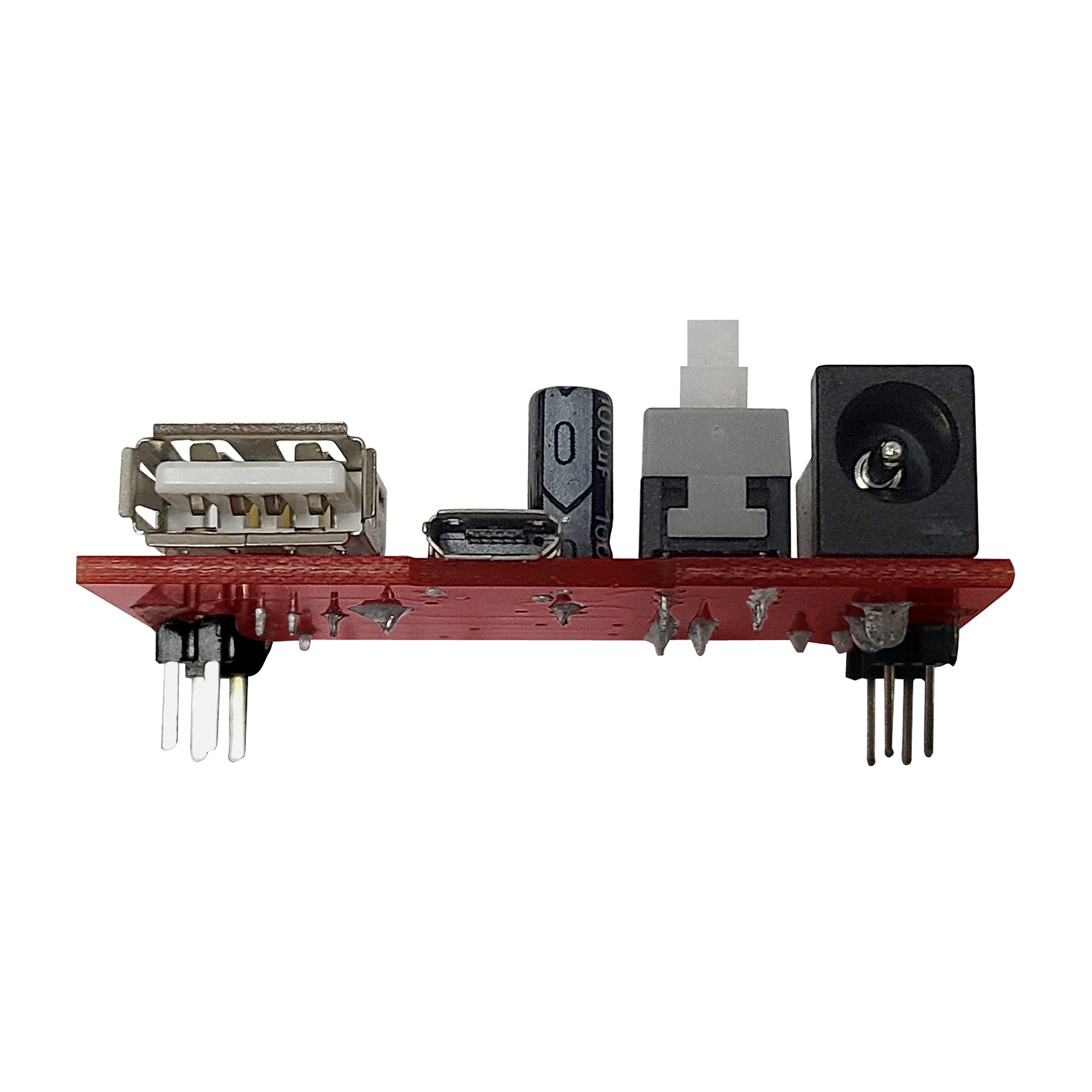 Breadboard Power Supply Board Module 3.3V/5V Dual Voltage (2 Pack) by MakerSpot with Fuse Protection