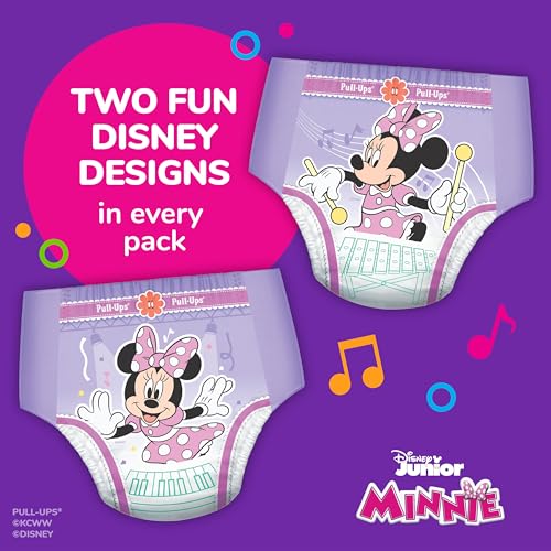 Pull-Ups Girls' Potty Training Pants, Size 3T-4T Training Underwear (32-40 lbs), 66 Count