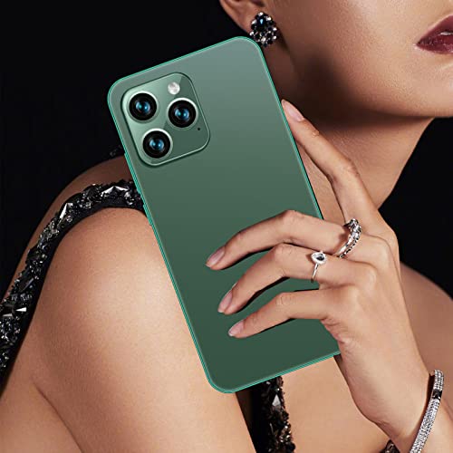 I14pro max Unlocked Smartphone 4G, Unlocked Cell Phone with 6.1 Inch LCD 720P IPS HD Screen, Support Dual Camera, Face Unlock, Dual SIM 3G Mobile Phone, MTK6737, 4G 48G, Dual Band 5G WiFi(Dark Green)