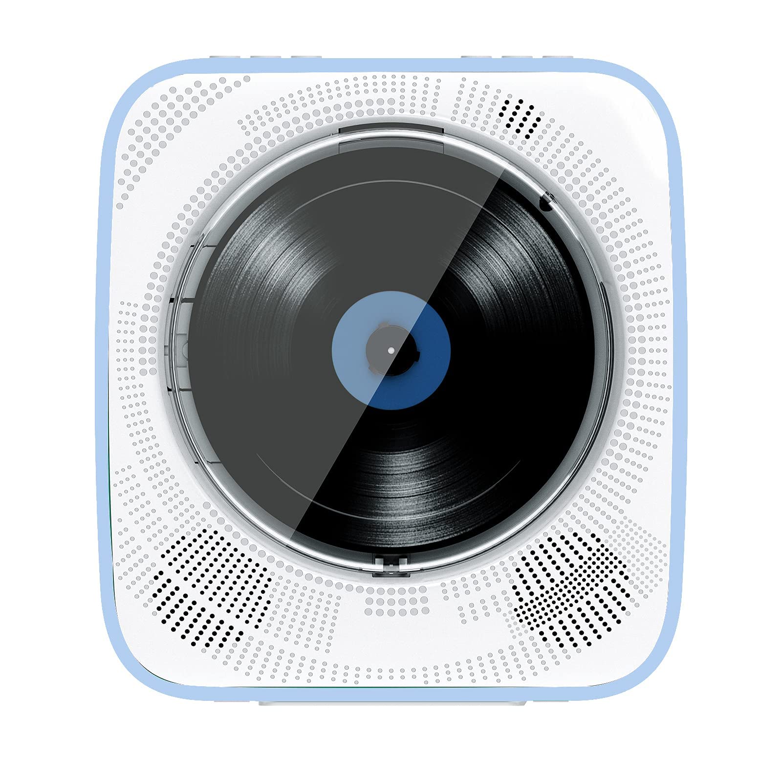 CD Player Portable Bluetooth with Speakers cd Players for Home Boombox, Remote Control, Support CD/Bluetooth/FM Radio/U Stick/AUX/Clock/Headphone Jack, LED Screen Display, Kpop