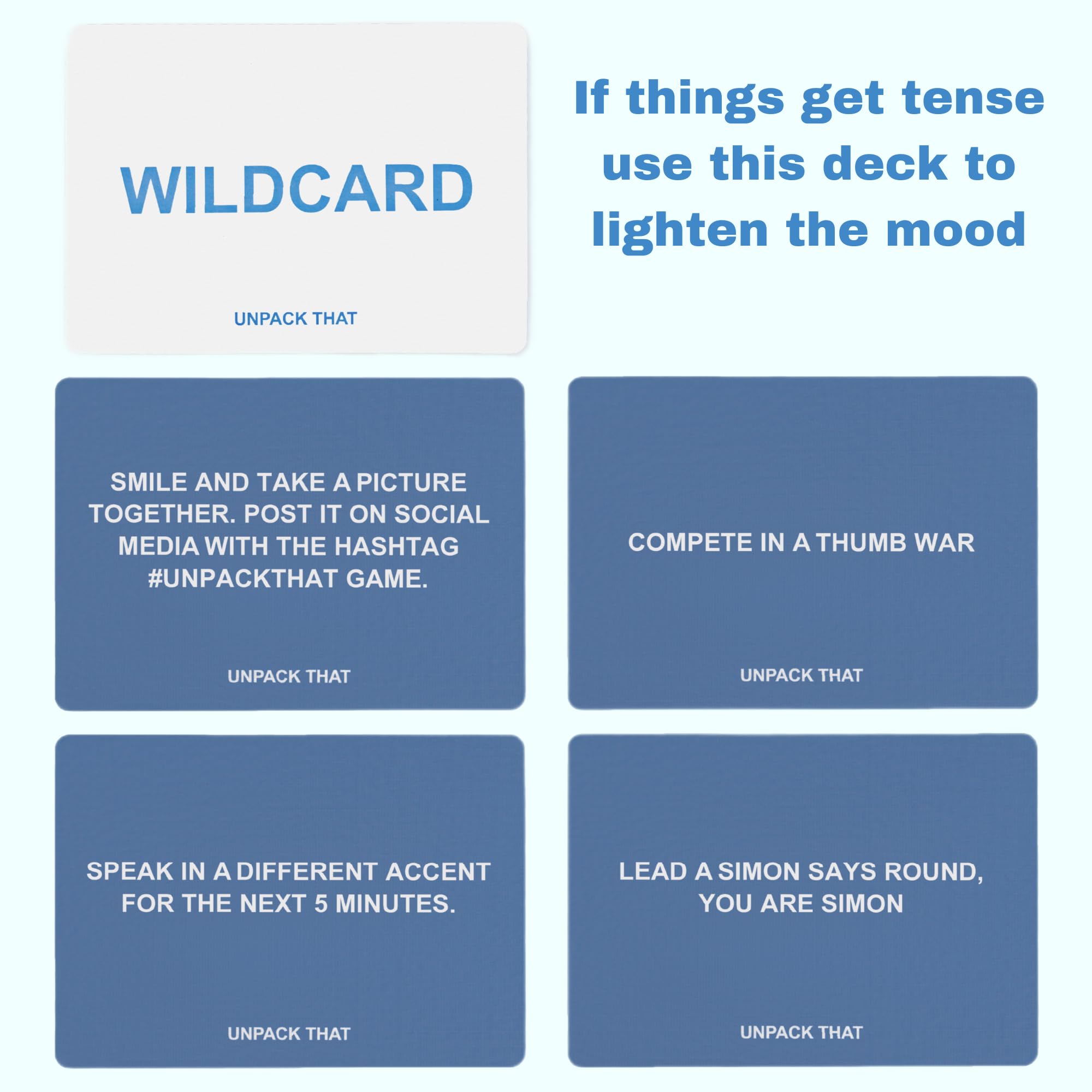 UNPACK THAT Conversation Cards Couples Game - Deep Relationship Questions for Couples, Families & Friends | 125 Cards for Communication & Intimacy Building