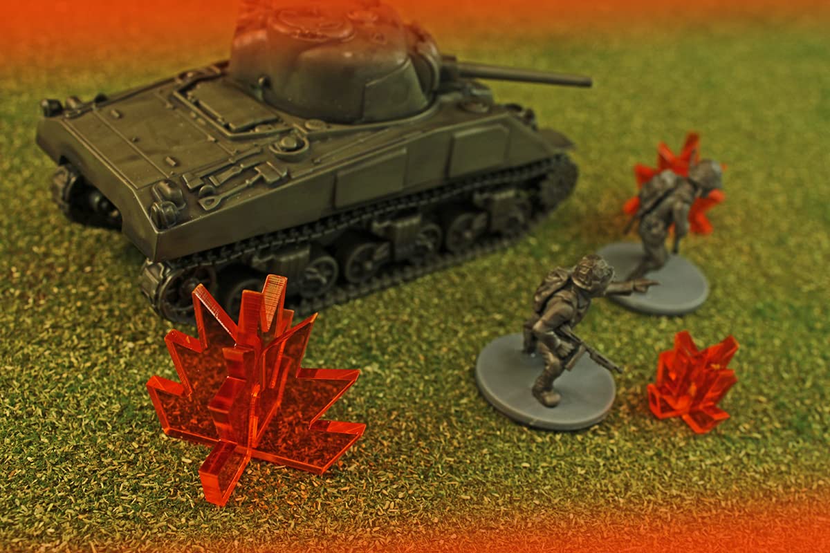 LITKO Blast Markers | Explosion | Damage & Destruction | Area Effect | Strike Effect | Fluorescent Amber (Variety Pack)