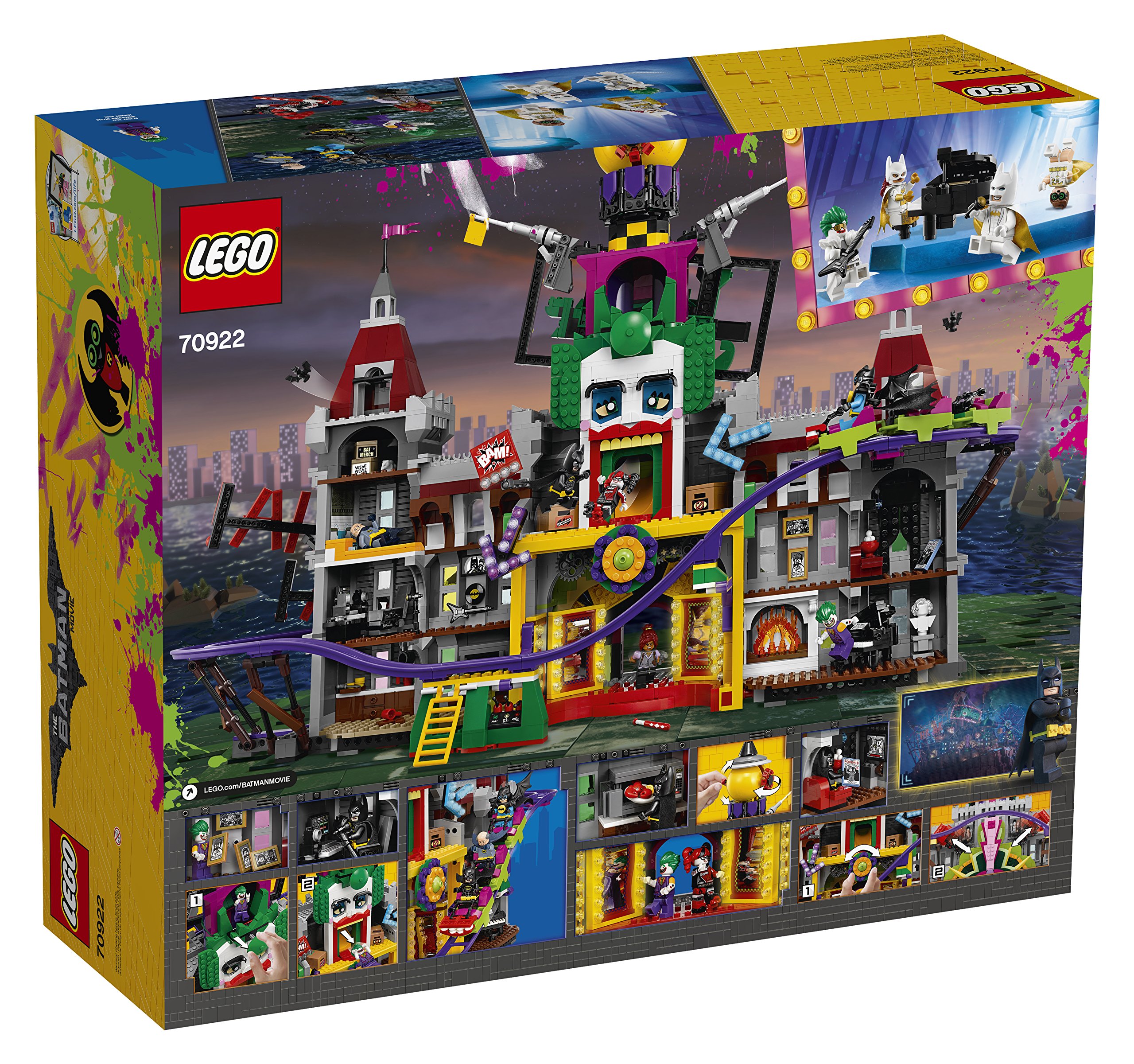 LEGO BATMAN MOVIE DC The Joker Manor 70922 Building Kit (3444 Piece)