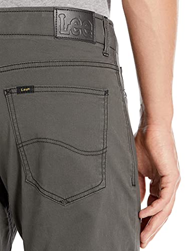 Lee Men's Extreme Motion Athletic Fit Tapered Leg Jean Dark Gray 42W x 32L
