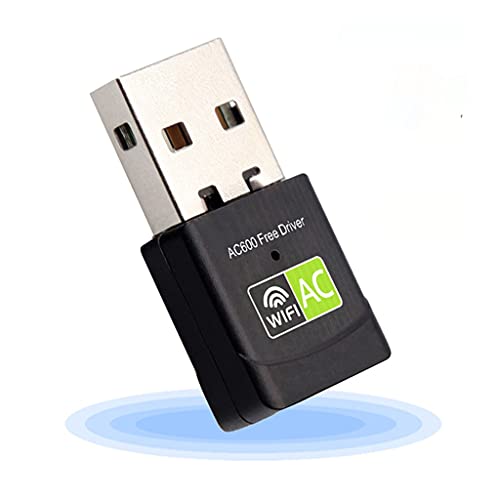 EKDSPW USB WiFi Adapter USB Ethernet WiFi Dongle 600Mbps 5Ghz LAN USB Wi-Fi Adapter PC Antena WiFi Receiver AC Wireless Network Card (Color : D)