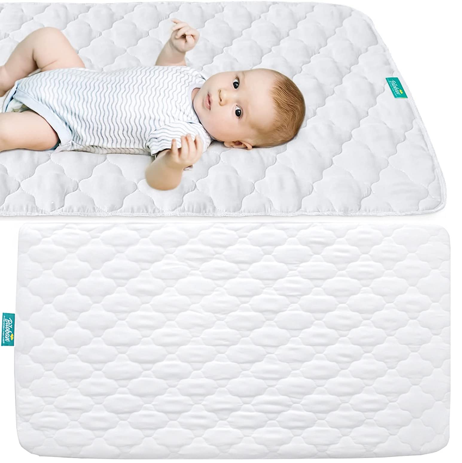 Crib/Toddler Bed Mattress Protector Waterproof & Kids Toddler Potty Training Pads