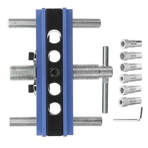 DOITOOL 1 Set tool dowel jig pocket screw jig pocket hole jig woodworking jigs metal scribe drill aluminum alloy portable