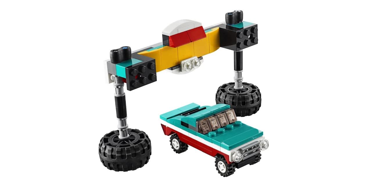 LEGO Creator 3in1 Monster Truck Toy 31101 Cool Building Kit for Kids (163 Pieces)