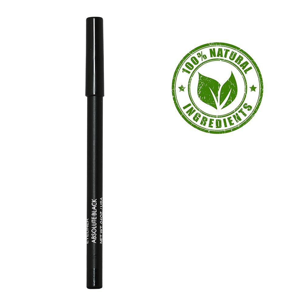 Shimarz Black Eyeliner Pencil for Women with Sensitive Eyes, Hypoallergenic, Smudgeproof Cats Eyes Results, 0.3 oz (Pack of 1)