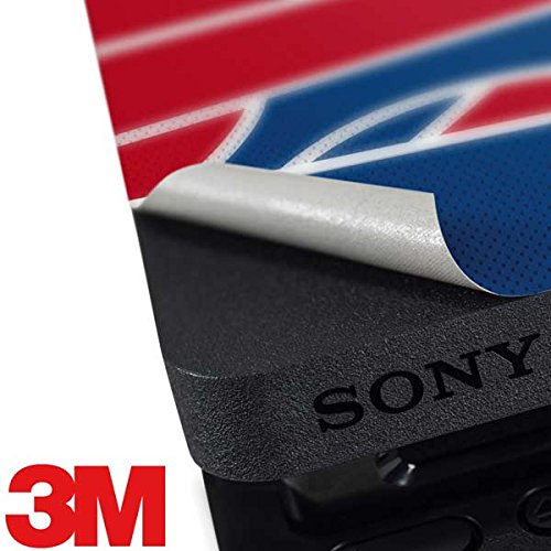 Skinit Decal Gaming Skin Compatible with PS4 Slim Bundle - Officially Licensed NFL Buffalo Bills Zone Block Design