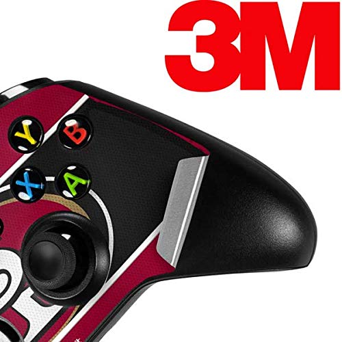 Skinit Decal Gaming Skin Compatible with Xbox One S Controller - Officially Licensed NFL San Francisco 49ers Zone Block Design