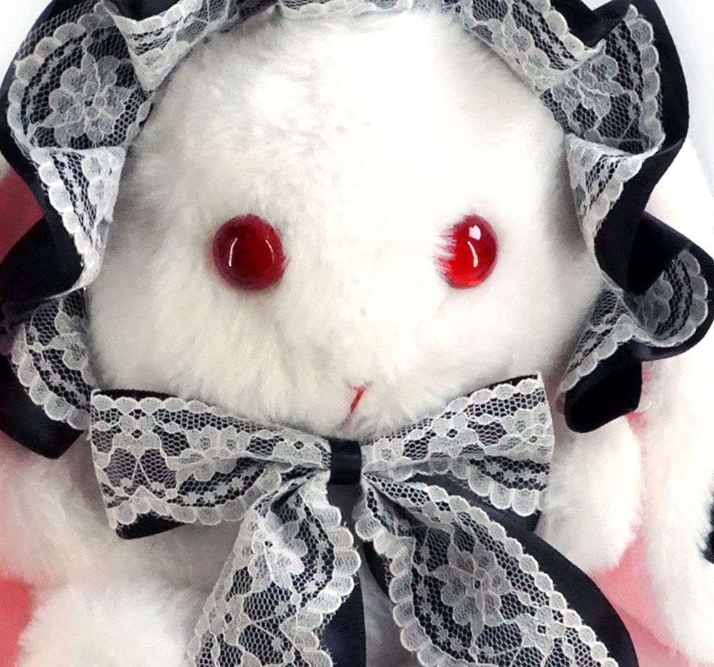 Nite closet Lolita Purse Rabbit Crossbody Bag for Women (White/black)