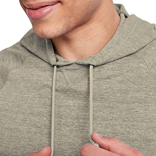 Hanes Men's French Terry Pullover Hoodie, Camouflage Green Pe Heather, Large