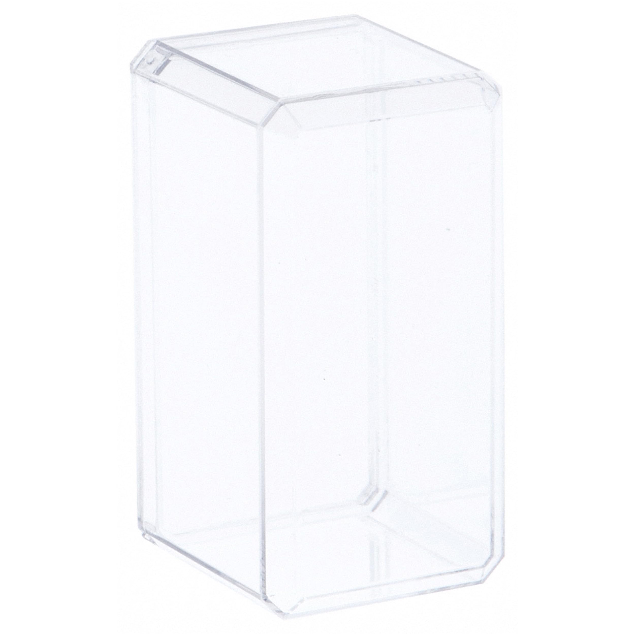 Pioneer Plastics 164C Clear Plastic Display Case for 1:64 Scale Cars, 3.5" W x 1.625" D x 1.75" H (Mailer Box), Pack of 3