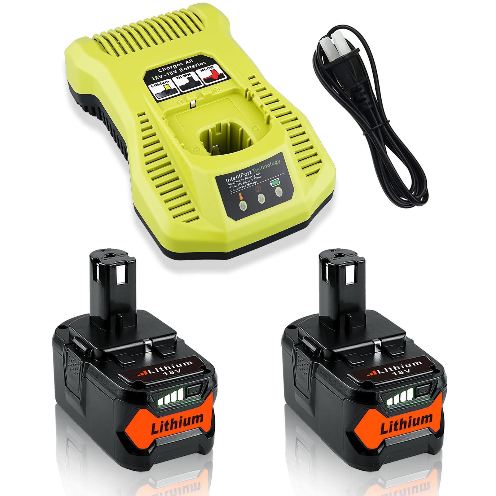 CEENR 18V 6.0Ah P108 Battery for Ryobi One Plus Lithium ion Battery P102 P103 P104 P105 P107 P108 P109 P122 Cordless Power Tools