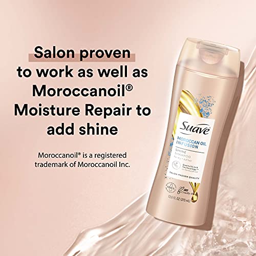 Suave Professionals Shine Shampoo, Moroccan Infusion, 12.6 oz
