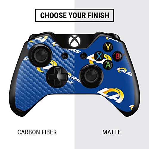Skinit Decal Gaming Skin Compatible with Xbox One Controller - Officially Licensed NFL Los Angeles Rams Blitz Series Design