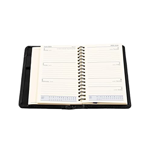 Collins Elite 2024 Diary Pocket Week to View Planner - Business Planner and Organiser - January to December 2024 Diary - Weekly - Red - 1165V.15-24