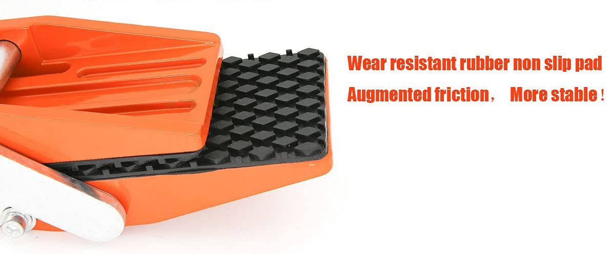 E-Found 2PCS Doubld Handed Carrying Clamps,2.36 inch Granite Stone Panel Carriers Lifing Tools for Granite Stone Quartz Worktops Slabs Marble with Rubber-lined 770lbs Moving Glass Clamp