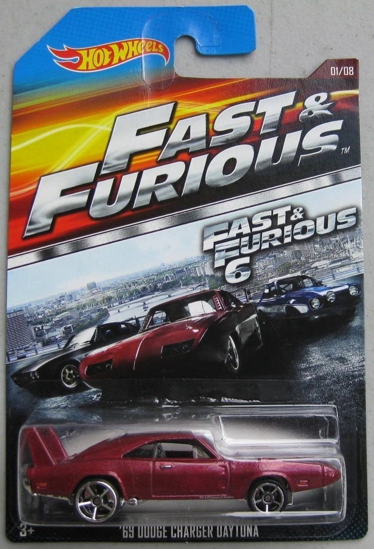 Hot Wheels 2015 Fast & Furious [1/8] '69 Dodge Charger Daytona 1:64 Scale