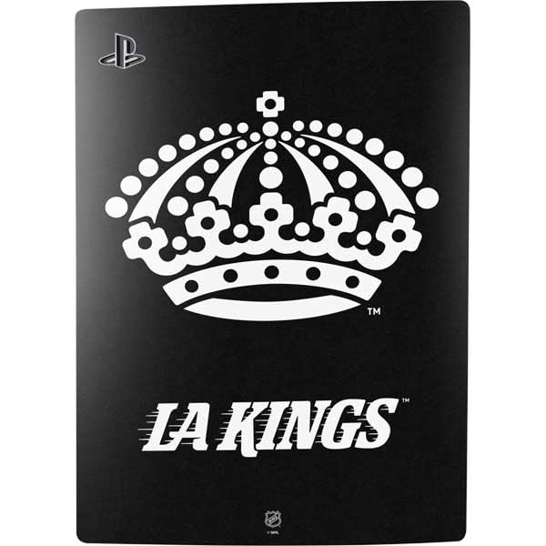 Skinit Decal Gaming Skin Compatible with PS5 Console - Officially Licensed NHL Los Angeles Kings Black Background Design