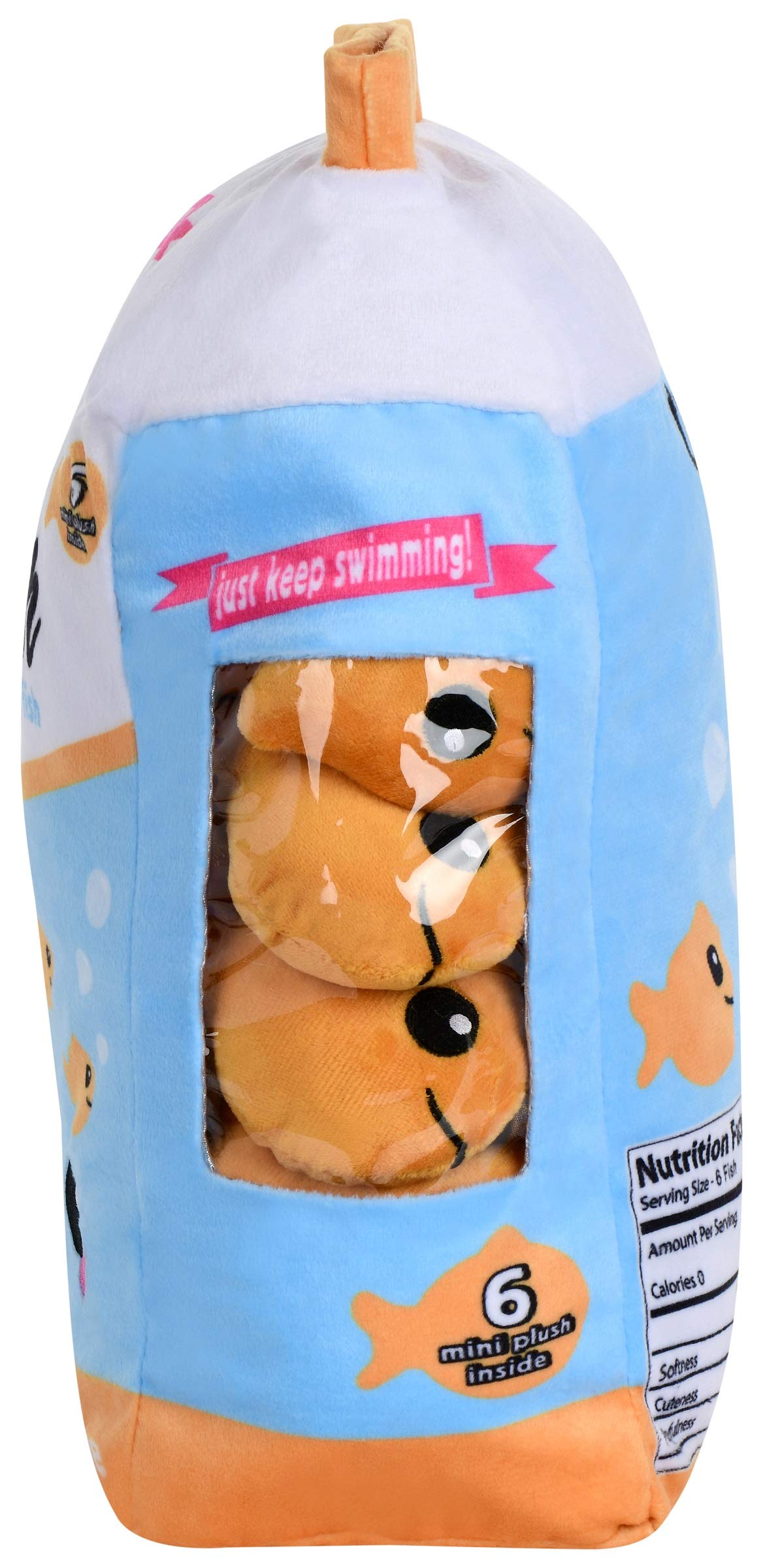 iscream Play with Your Food! Go Fish! Fleece Play Pillow Set with Embriodered Accents