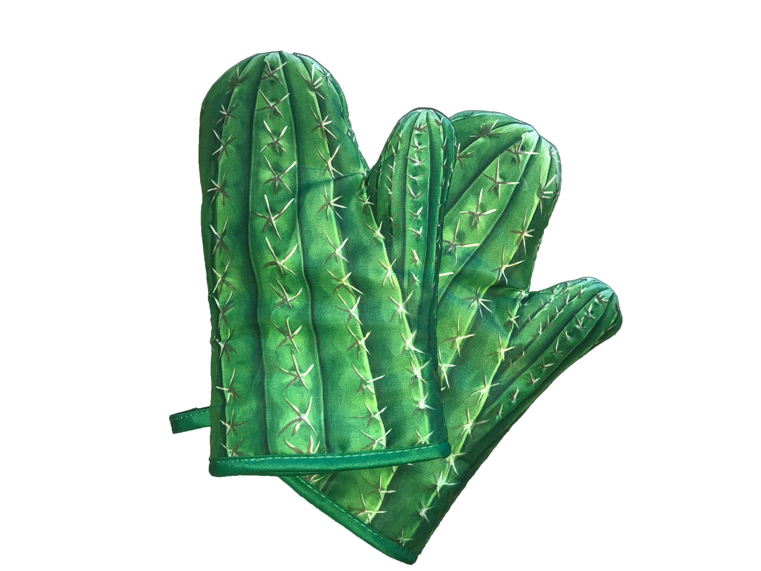 ChienAndalucia Cactus Green Oven Gloves (Pair of Mitts)