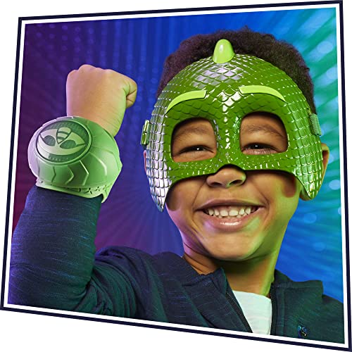 PJ Masks Gekko Power Pack Preschool Toy Set with 2 Action-Figures, Vehicle, Wristband, Costume Mask, Kids 3+ Years