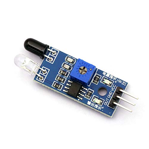 CenryKay 10PCS IR Infrared Obstacle Avoidance Sensor Module Reflective Photoelectric Sensor Module Compatible with Arduino Smart Car Robot DIY Kit