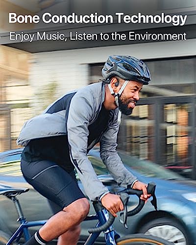HIFI WALKER Bone Conduction Headphones IPX8 Waterproof MP3 Player for Swimming, Underwater Music Player 32GB, Open-Ear Wireless Bluetooth 5.3 Earbuds with Mic for Running, Cycling, Swimming