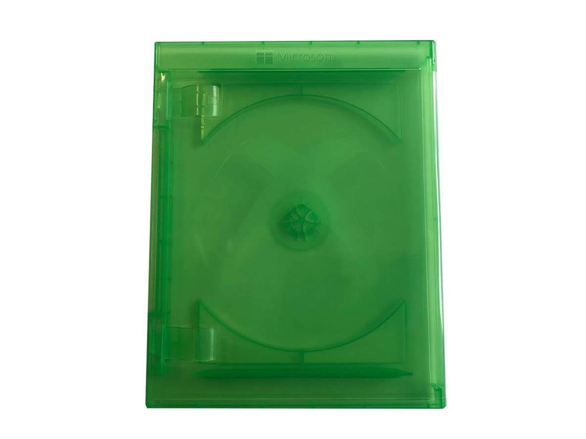 New Premium MegaDisc 1 Empty Green Transparent Game DVD Blu-Ray case Replacement Box Holder