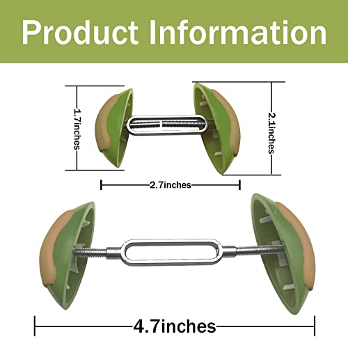 kupnos 1 Pair Mini Shoe Stretchers Women Wide Feet, Non-Slip Adjustable Shoe Widener Expander Shaper for Women Men Width Extender
