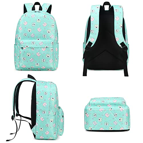 Esfoxes Frog Girls Backpack for Elementary Middle School, Kids Teens School Bag Women College Bookbag Laptop Backpacks