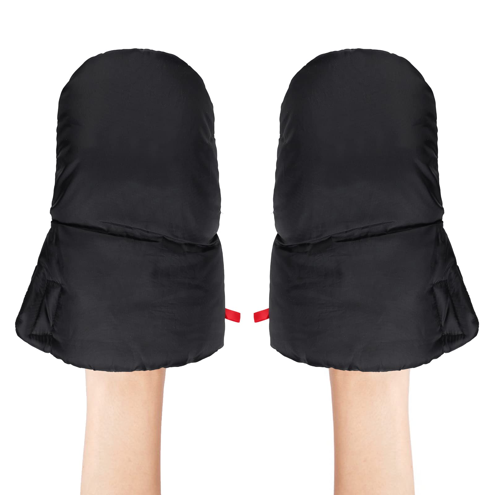 ITODA Warm Hand Muff for Stroller Winter Anti-Freeze Cold Weather Hand Cover Thick Windproof Universal Carriage Outdoor Warmth Lining Gloves for Caregivers Parents