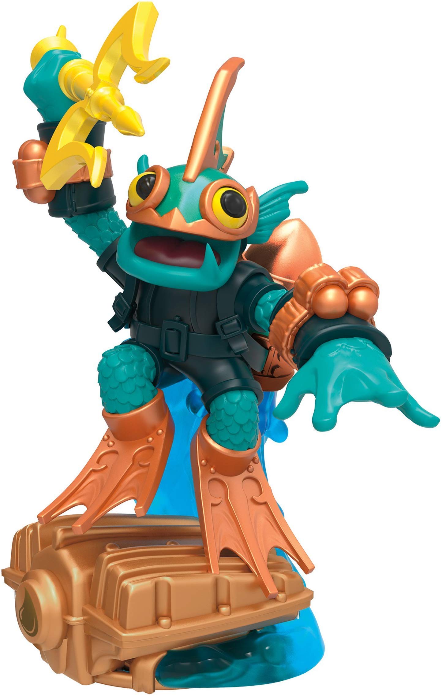 Skylanders SuperChargers 5 Pack Vehicle Starter Bundle! 5 Vehicles, 1 Trophy, 1 Character: Splatter Splasher , Burn-Cycle , Jet Stream ,Stealth Stinger and Deep Dive Gill Grunt, Reep Ripper Sea Trophy