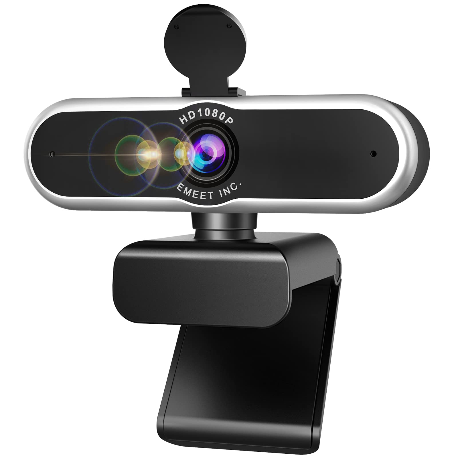 EMEET 1080P Webcam with Microphone C965 USB Speakerphone for Live Streaming, 1080p60 HD Webcam C990