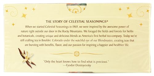 Celestial Seasonings Black Tea, Nutcracker Sweet, 18 Count
