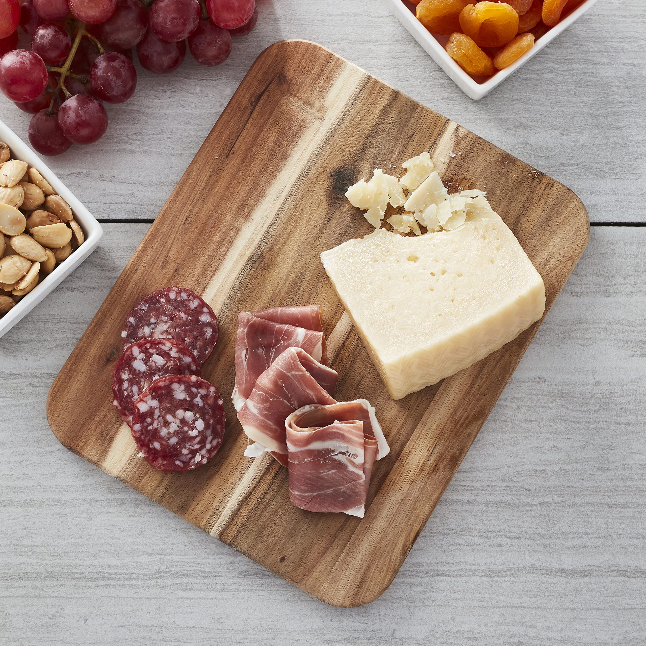 Farberware Small Acacia Wood Cutting Board, 8x10-Inch