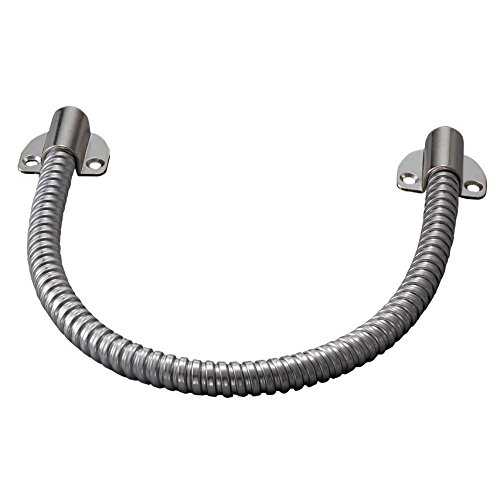 UHPPOTE Flexible Armored Door Loop Wire Protector with Alloy Ends (16" Long, 1/2" OD)
