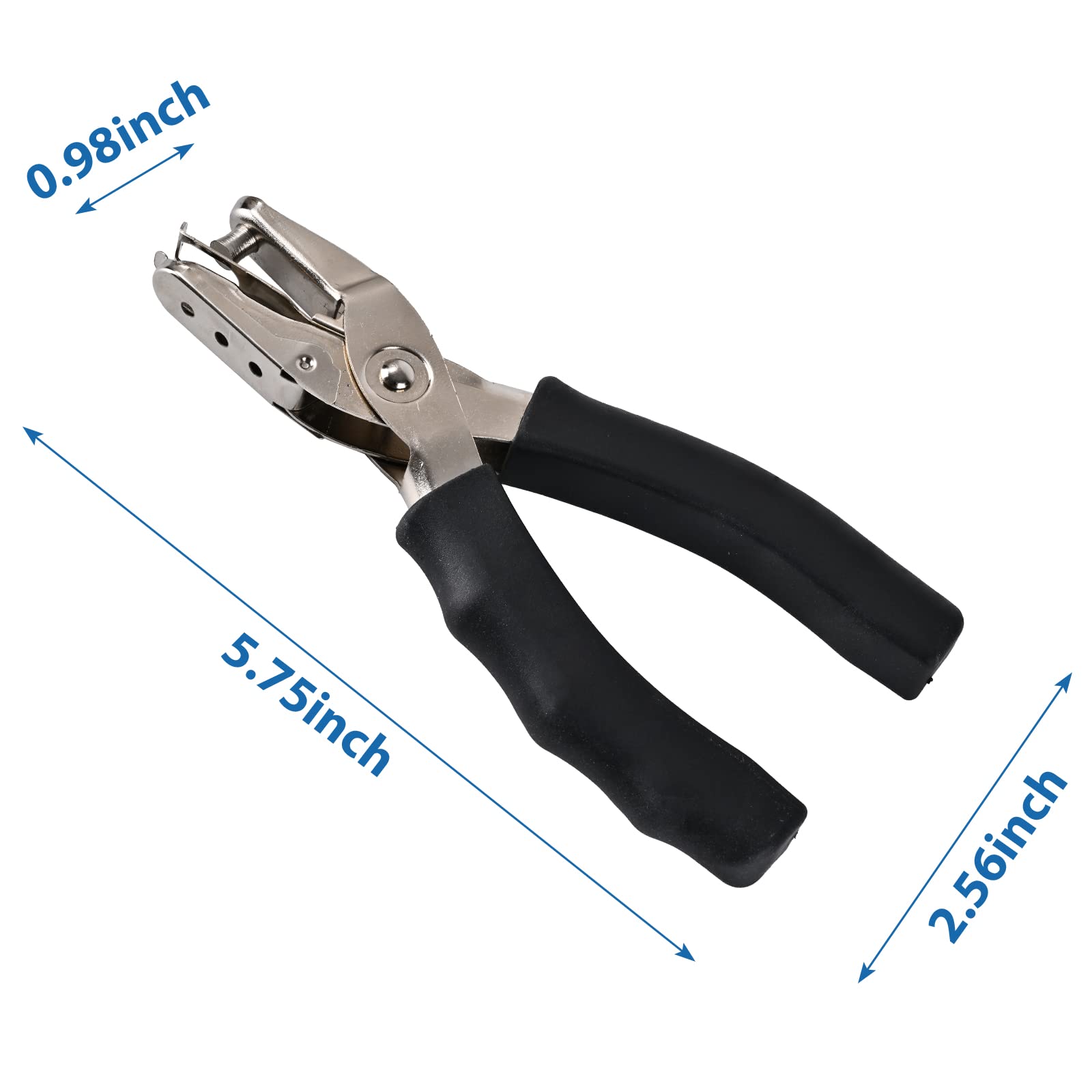 Craftinova Handle Punch,6 Pack, 1/4 inch of Hole Handheld Puncher,with Soft Grip Handles, with 6 Sheet Capacity, Perfect for Home Office School Supplies, can be Used for Labels and Greeting Cards