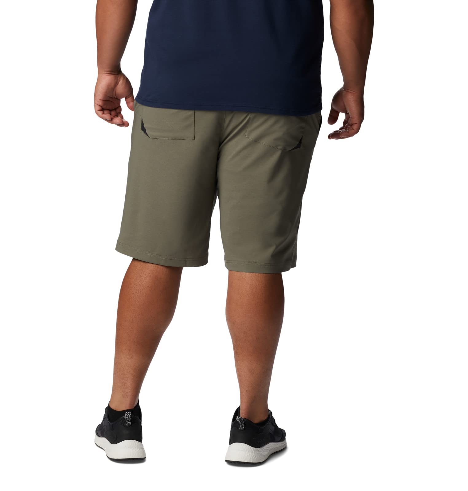 Columbia Men's Tech Trail Short, Stain Resistant, Sun Protection, Stone Green, 30