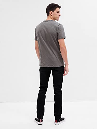 GAP Mens Soft High Stretch Skinny Fit Jeans, Washed Black, 36W x 32L US