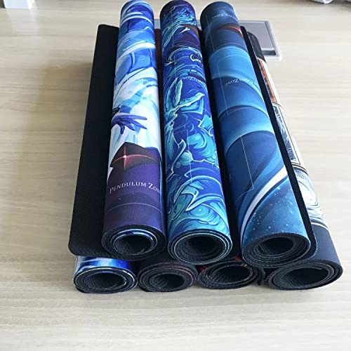 Board Game TCG Custom Playmat Customize Mousepad + Free Storage Bag Play Mats Size 24x12in Compatible for Digimon MTG OCG PTCG Playmats (23.6X13.8in(60 * 35cm),PTCG)