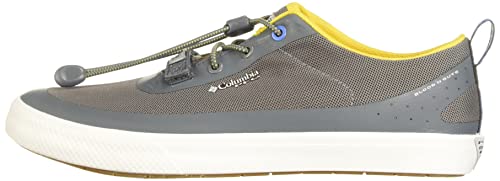 Columbia Mens Dorado CVO PFG Boat Shoe, Ti Grey Steel/Electron Yellow, 12 Wide US