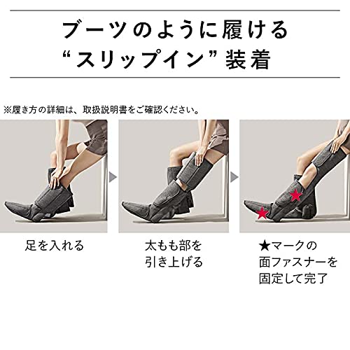 Panasonic EW-RA190-H [Air Massager Leg Griffle Dark Gray] 100V Shipped from Japan