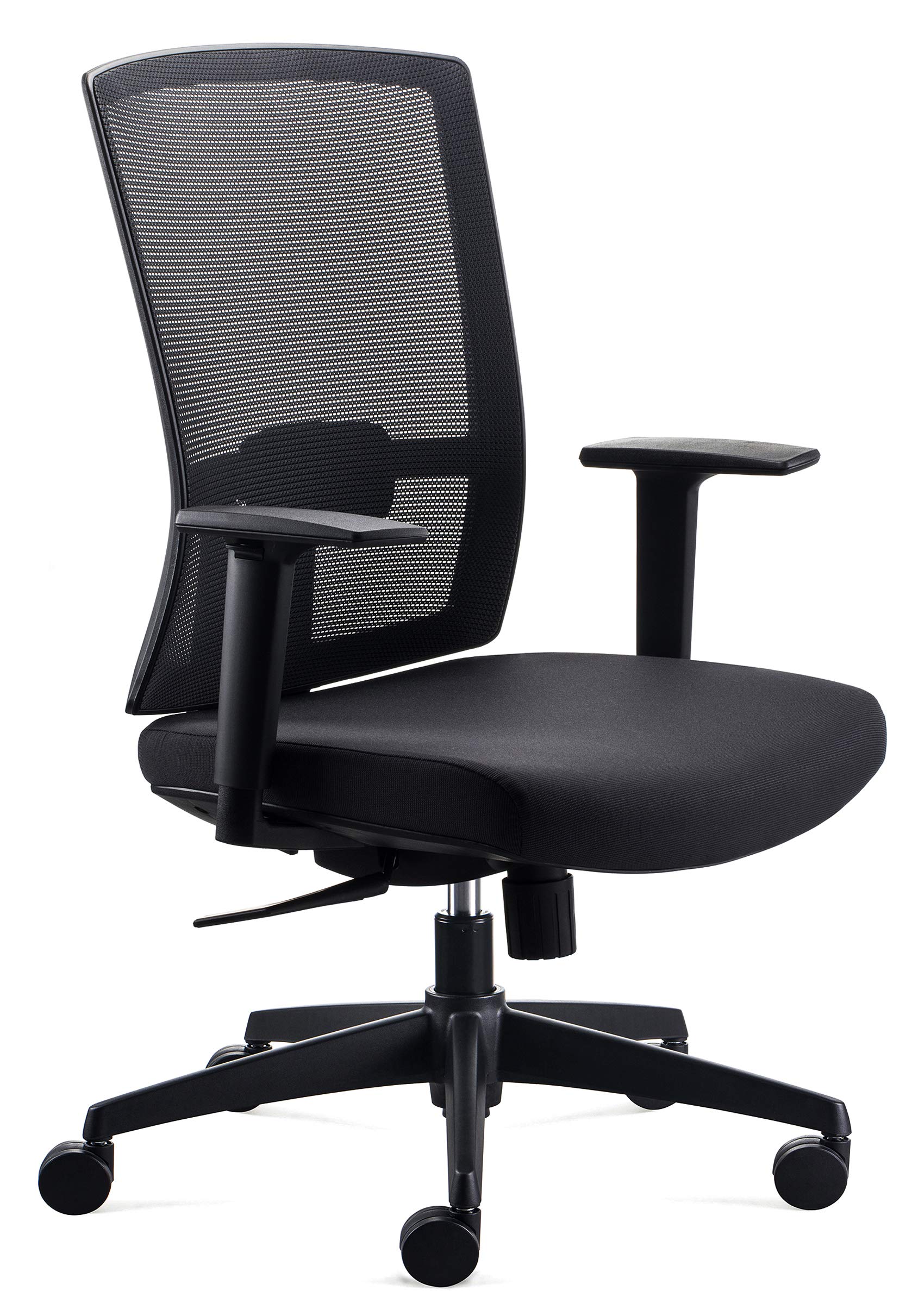 CHAIRLIN Ergonomic Mesh Mid-Back Home Office Computer Task Chair with Lumbar Support and Height Adjustable Armrest Supports up to 350 LB of Weight